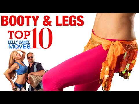 BOOTY & LEGS - Top 10 Moves for Belly Dance | Jensuya