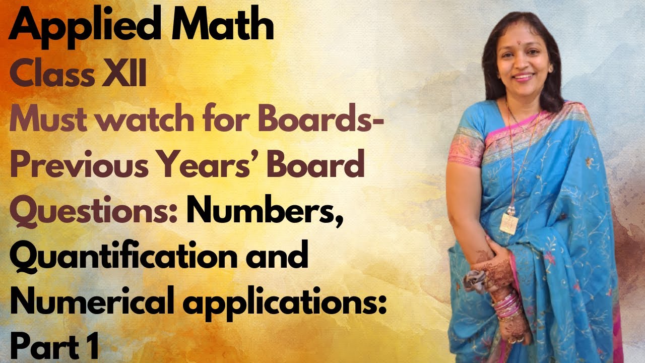 Board questions previous years , unit 1,numbers,quant,numerical ...