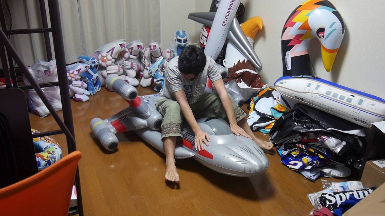 Inflate and ride X-Wing inflatable - YouTube