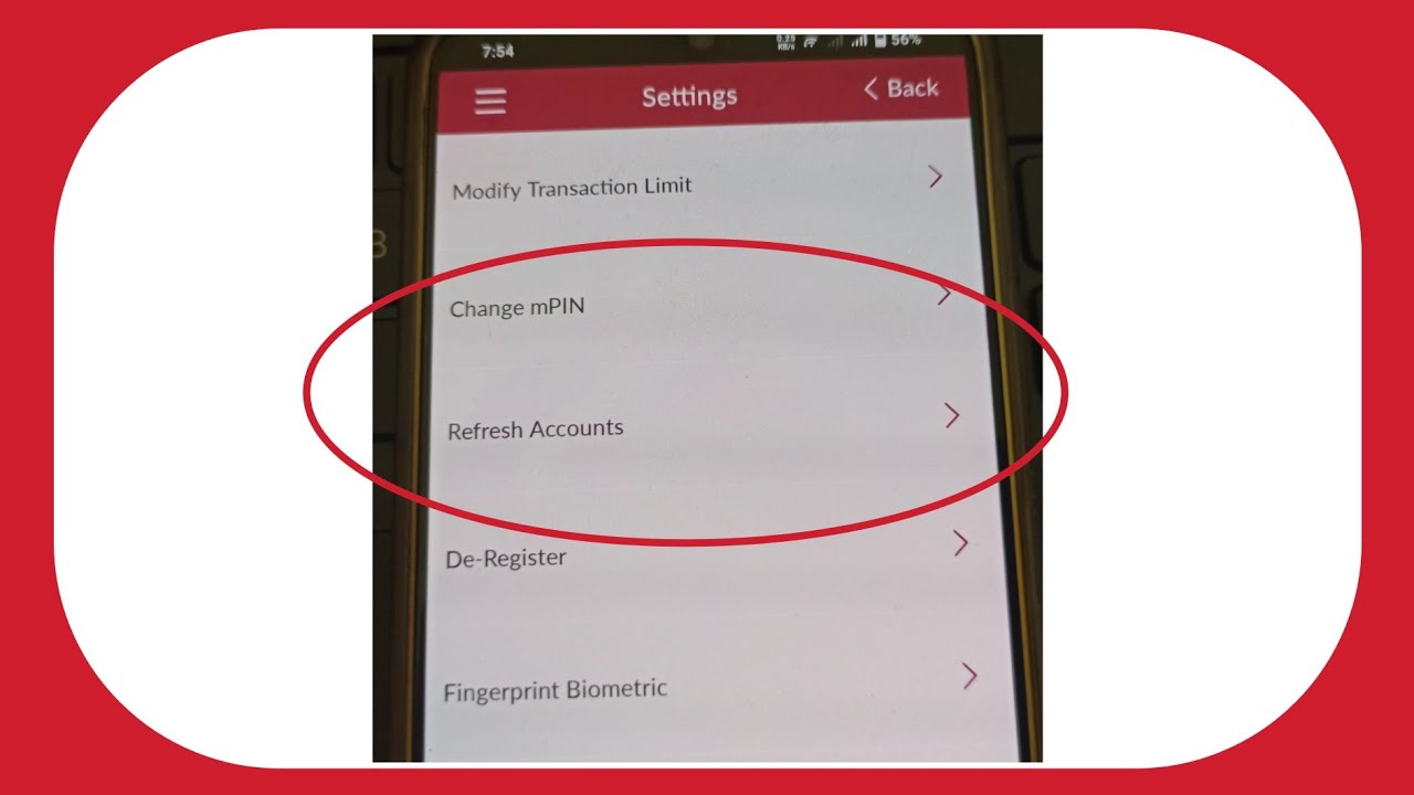 How To Refresh Axis Bank Account Refresh in Mobile - YouTube