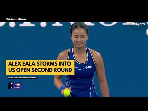 ALEX EALA STORMS INTO ROUND 2!