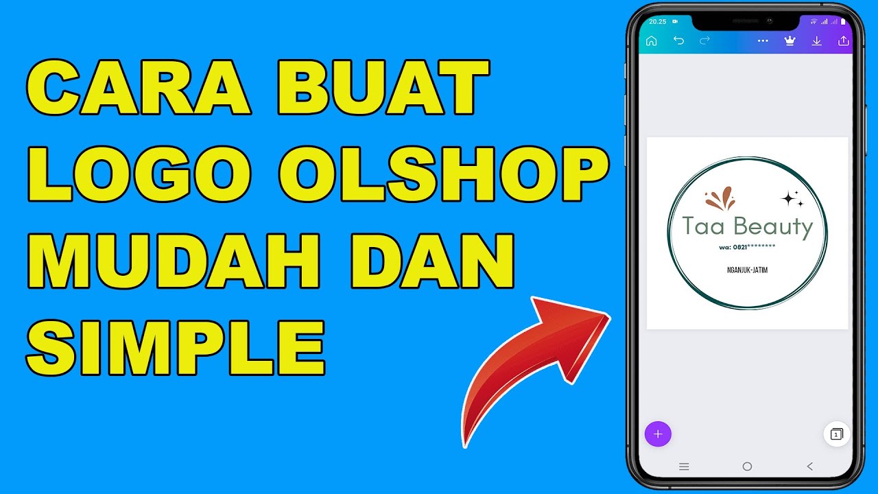 GRATIS 🔥 CARA MEMBUAT LOGO OLSHOP MUDAH DAN SIMPLE | BIKIN LOGO ONLINE ...