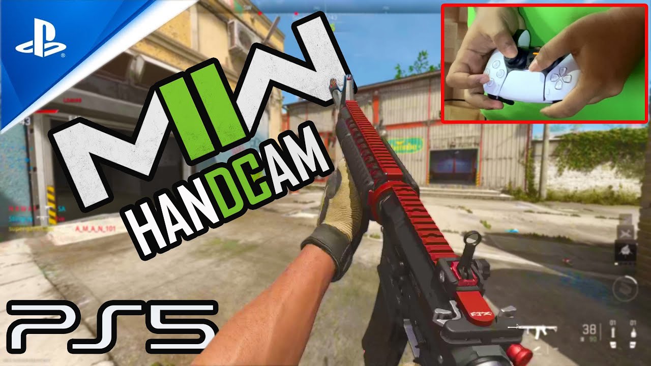 Modern Warfare 2 ps5 controller handcam + gameplay - YouTube