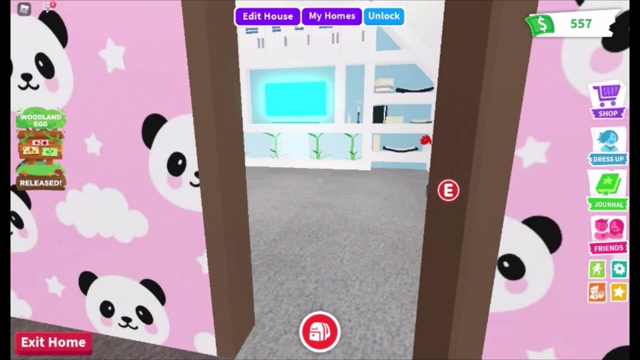 HOW TO BUILD A TV WITH A SHELF IN ADOPT ME *SPEED BUILD*I Pinklight ...