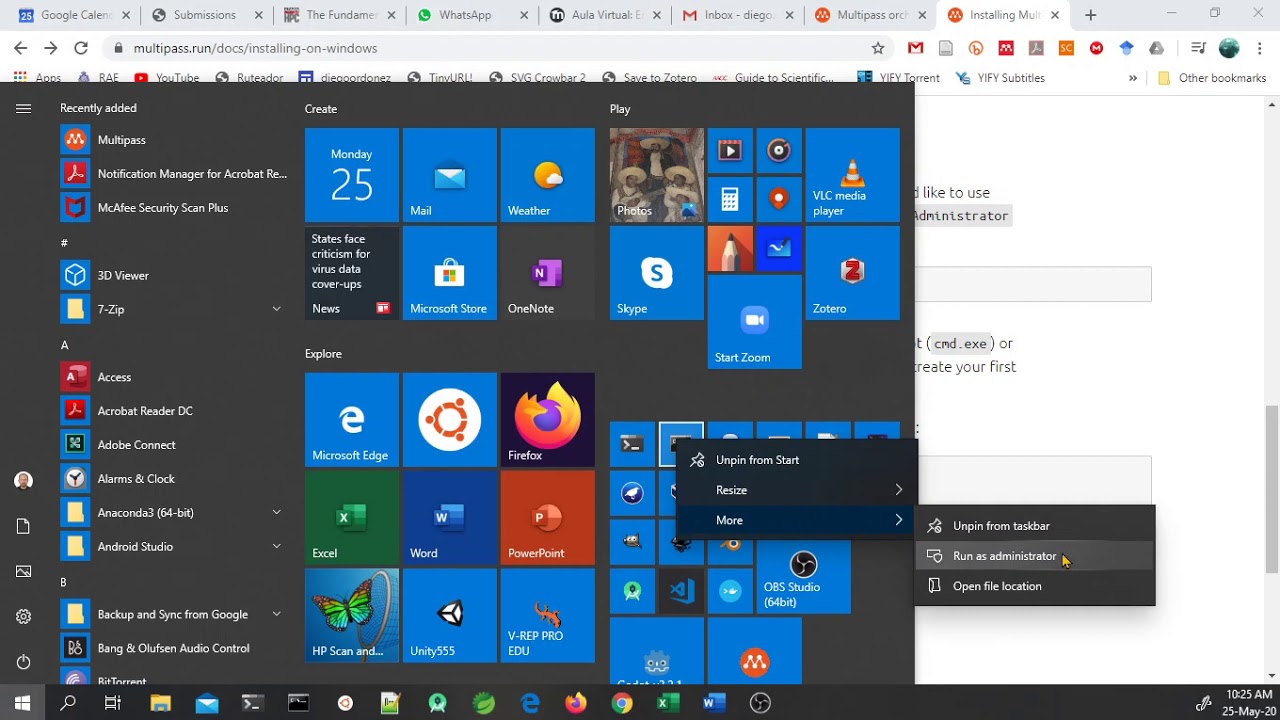 Multipass Instalar Win10 Home - YouTube