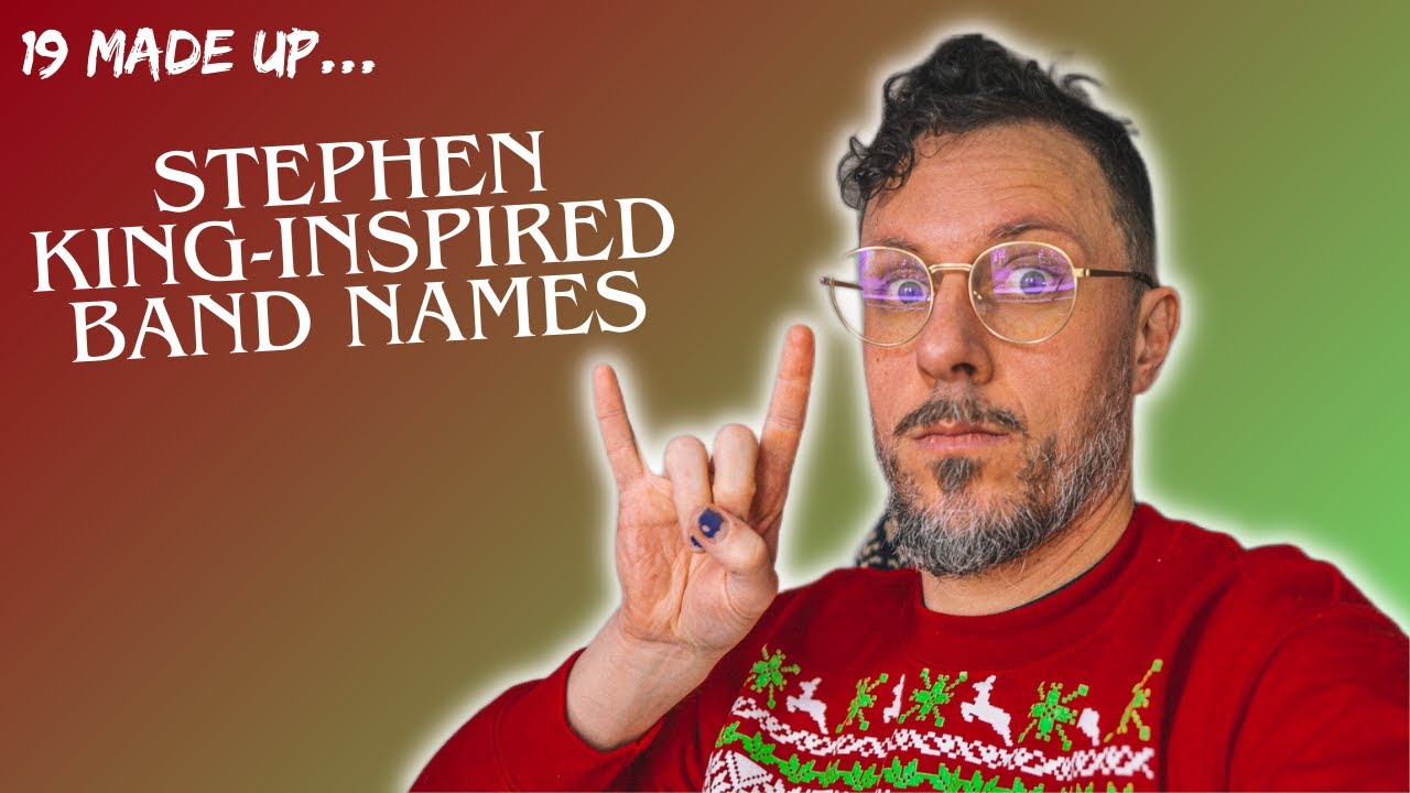 Book special: fictional BAND NAMES inspired by Stephen King! - YouTube