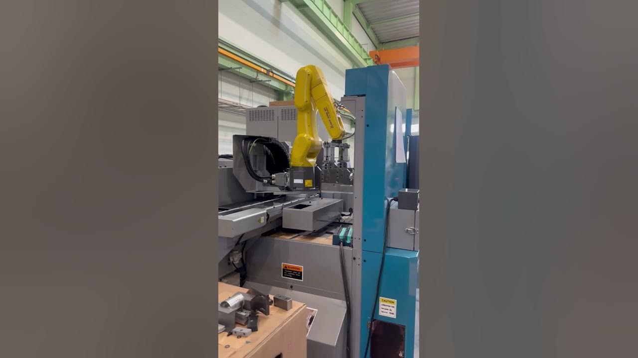 KITAKO-SHIMADA - HS4200 CNC Lathe With Robot on Sliding System - YouTube