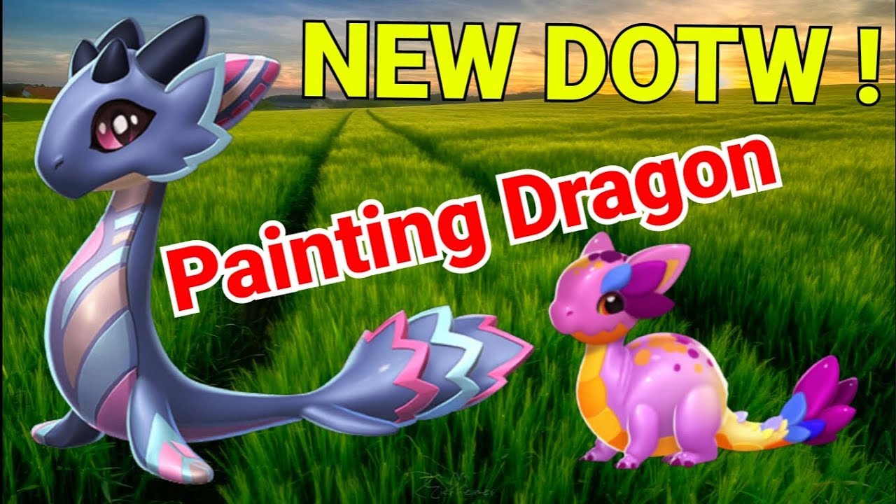 New DOTW | Painting Dragon | Dragon Mania Legends |How to breed | Dml ...