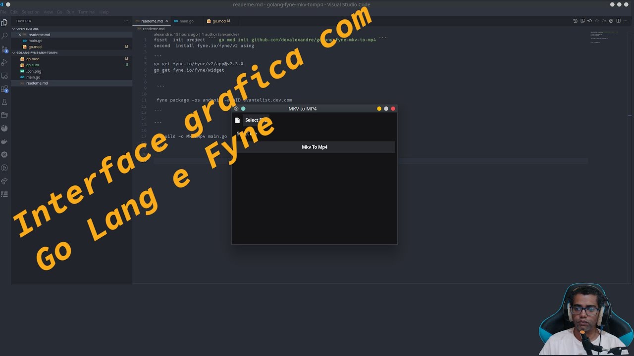 Golang E Fyne Introduçao Youtube
