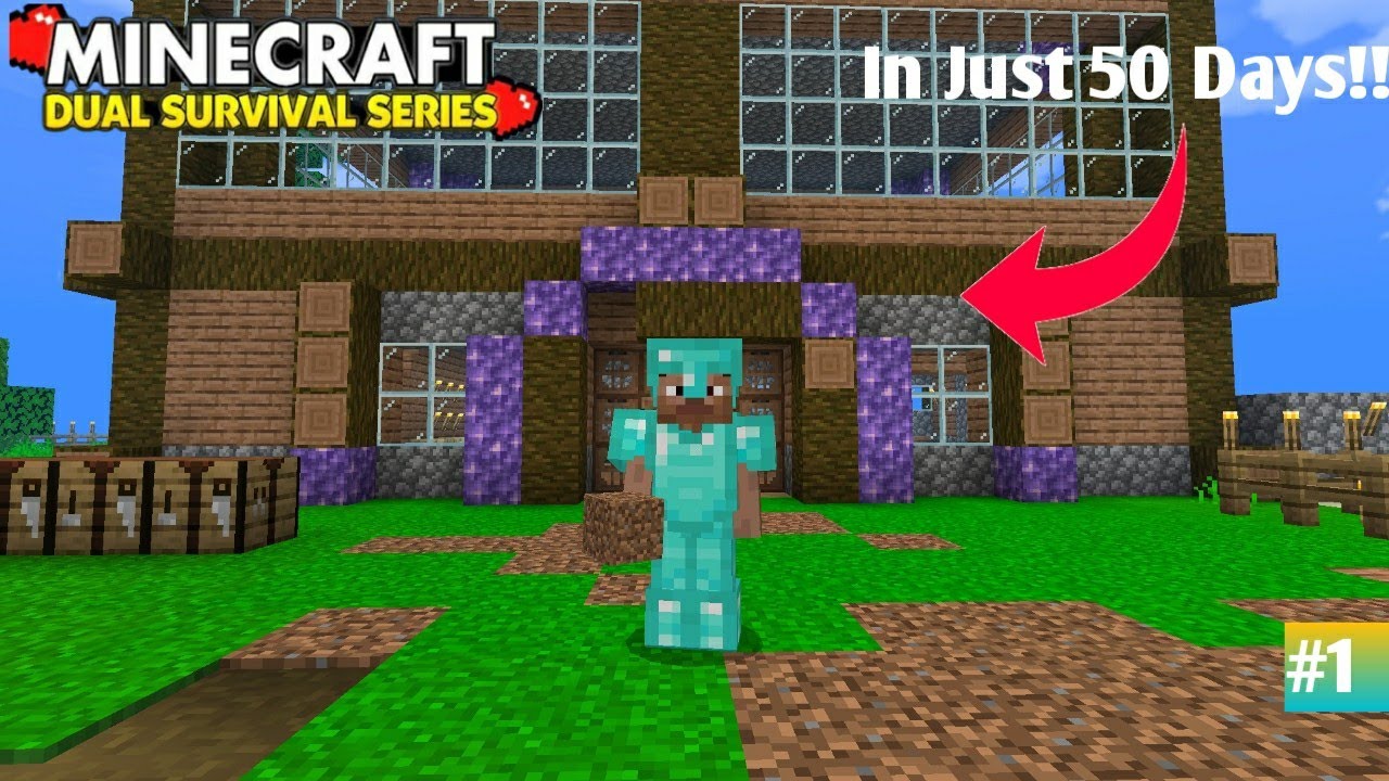 Minecraft Duo Survival Series 😱🔥😁 Ep-1 Playing Minecraft With ...