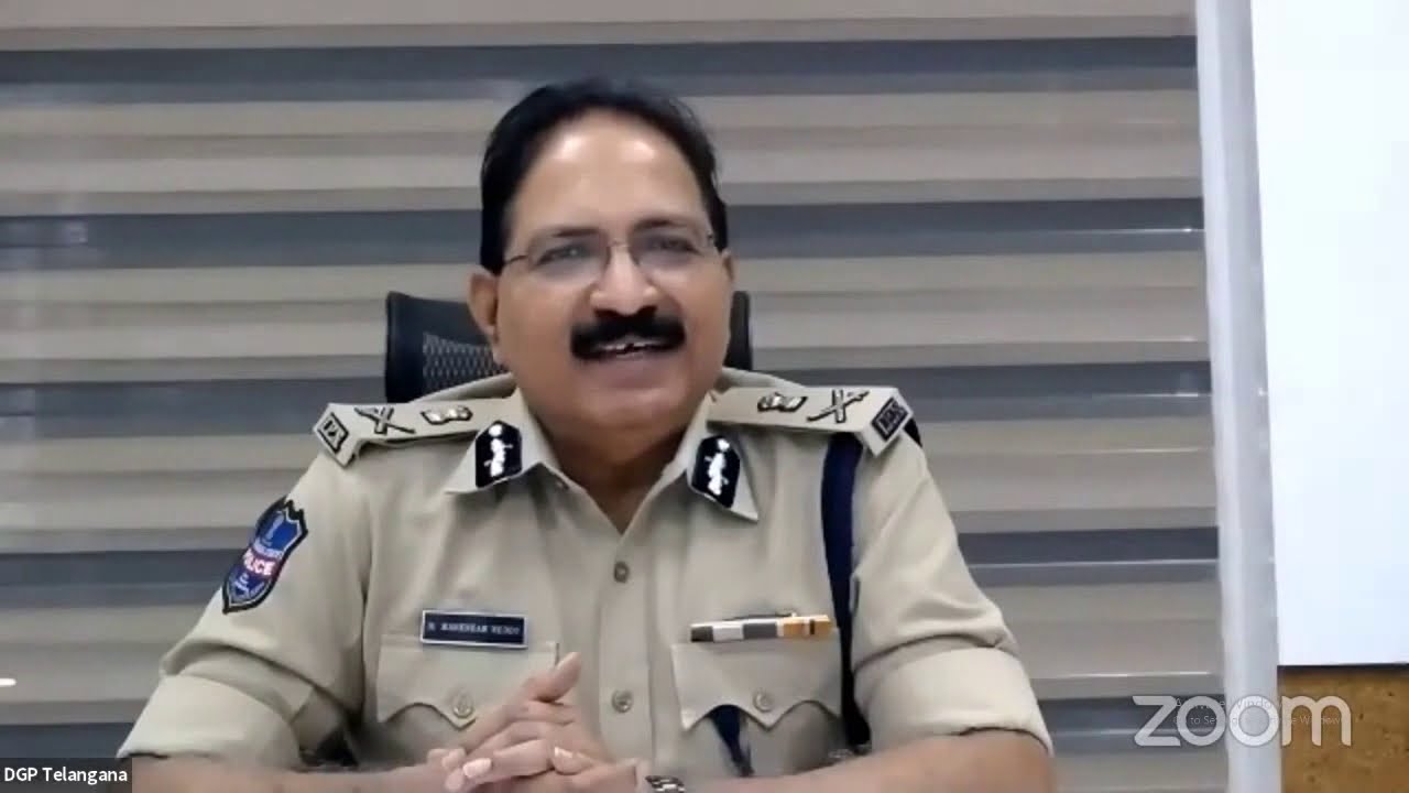 M Mahender Reddy IPS DGP Telangana inaugurating cybHER on 15th July ...