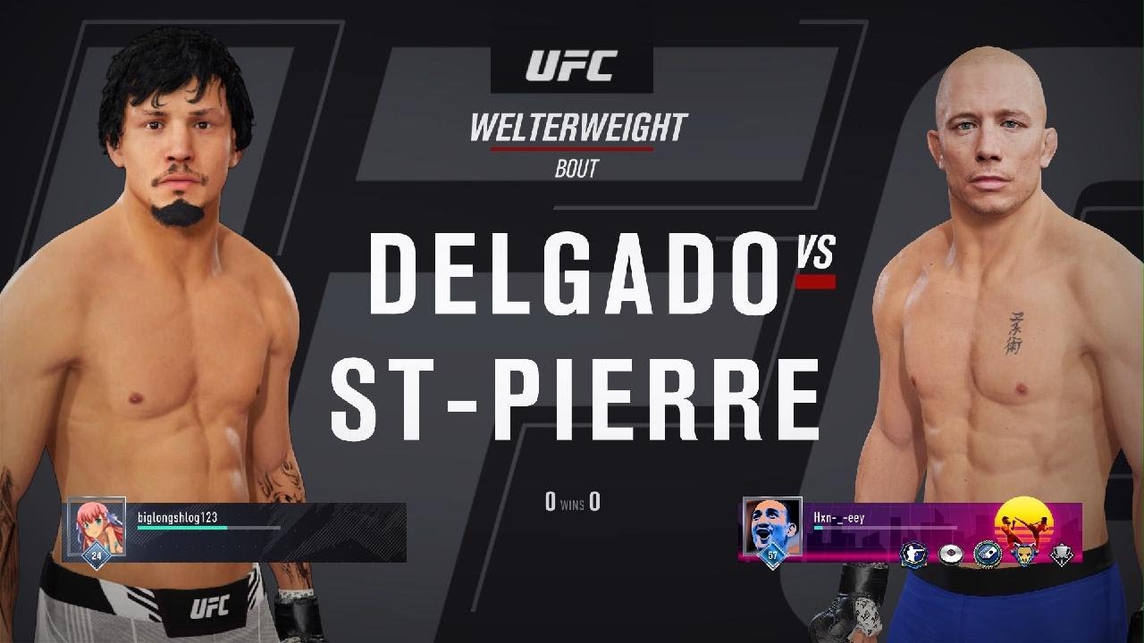 UFC 4 - GSP Headshot KO... - YouTube