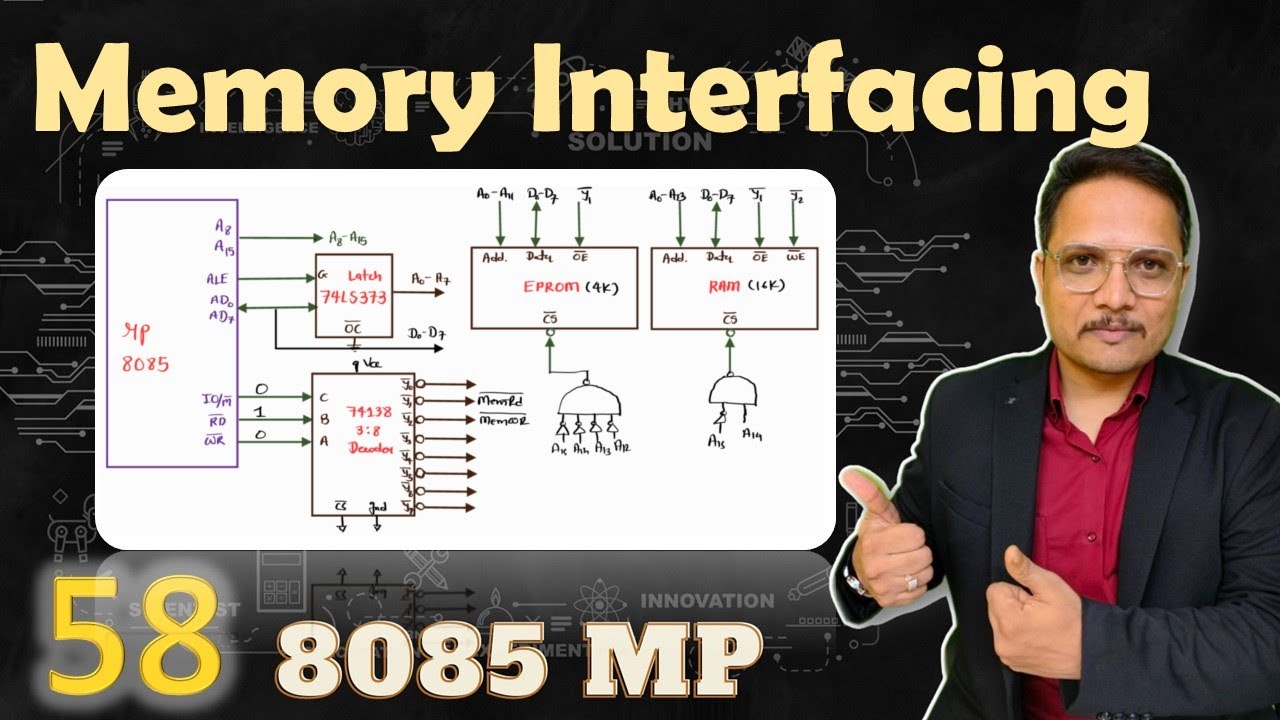 2 Memory Interfacing With 8085 Microprocessor Solved Problem YouTube