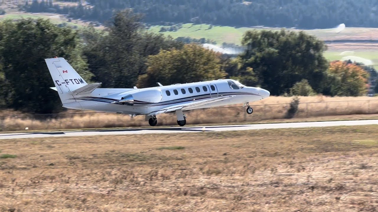 Cessna 560 Encore Jet Walk Around and Takeoff - YouTube