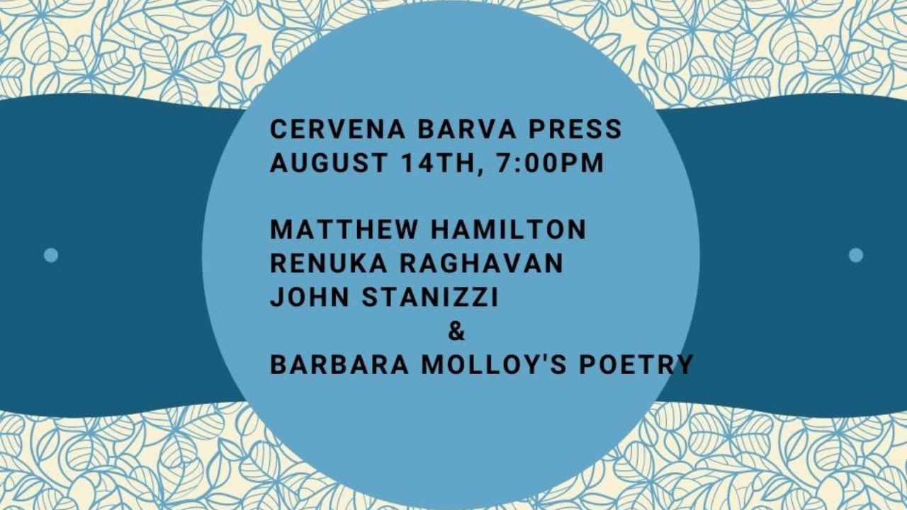 Cervena Barva Press 15 Year Anniversary Reading, August 14th, 2020 ...