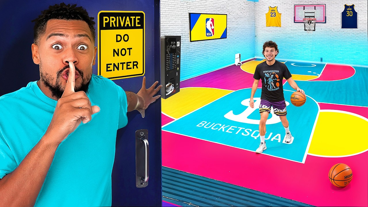 Secret Basketball at Jesser Warehouse! - YouTube