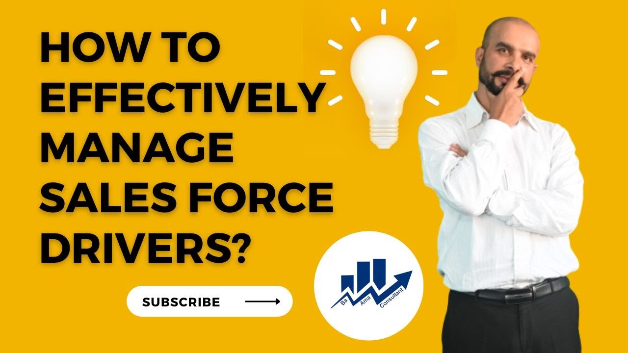 How to Effectively Manage Sales Force Drivers? | Here's What You Don't ...