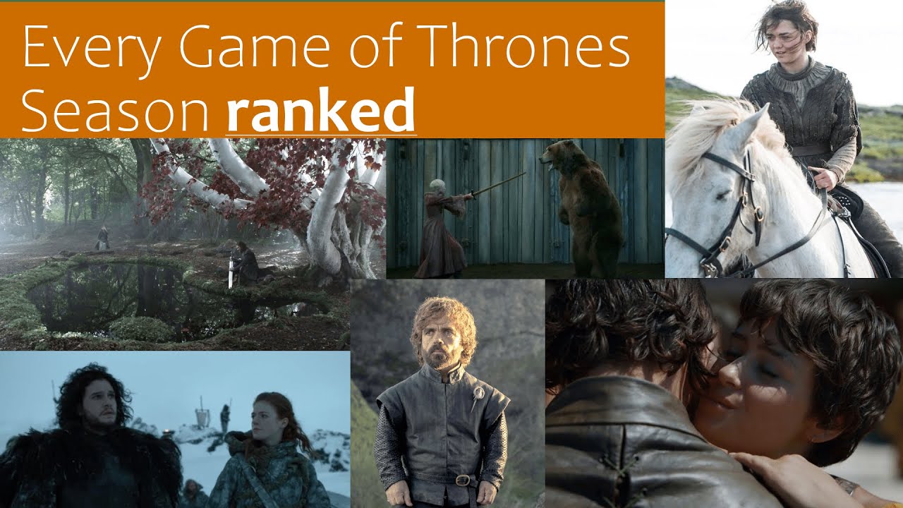 Every Game Of Thrones Season ranked - YouTube