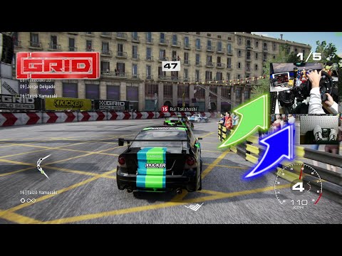 HONDA Civic / Logitech G29 GRID 2019 Foot cam