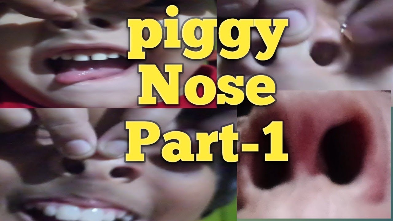 piggy nose first time//piggy nose part-1//piggy nose my first vlog ...