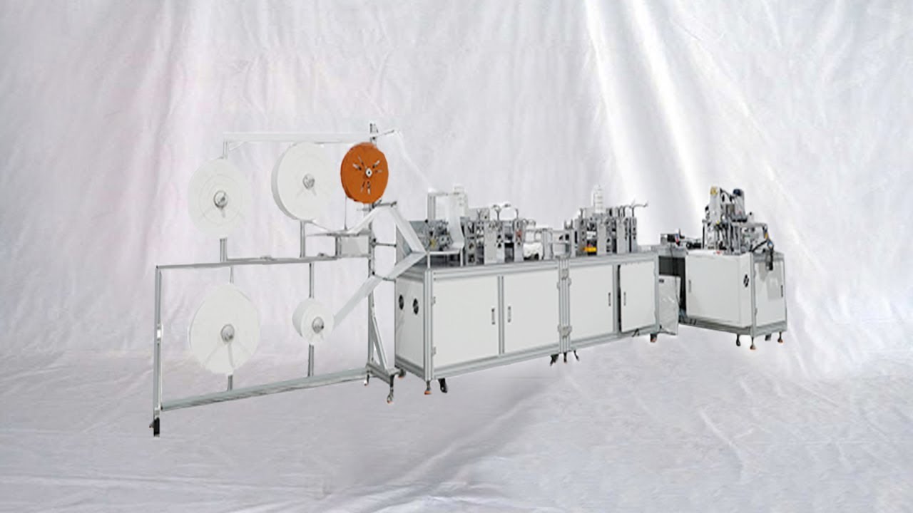 fully automatic fish type face masks KF94 making production line with ...