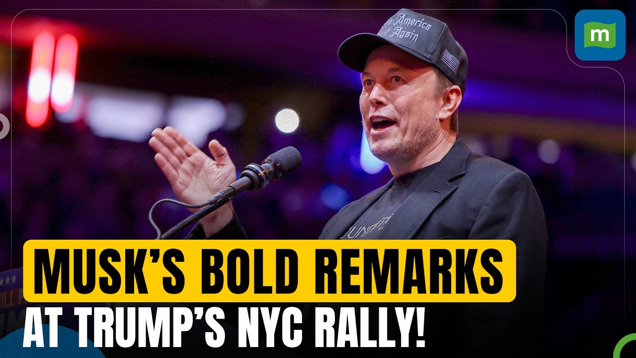 Elon Musk sets the stage for Trump, welcomes Melania at the MSG rally ...