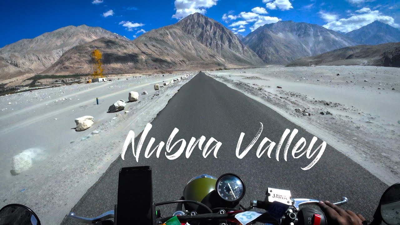 The Stunning Straight Road to Diskit / Nubra Valley/ Ladakh / DJI ...