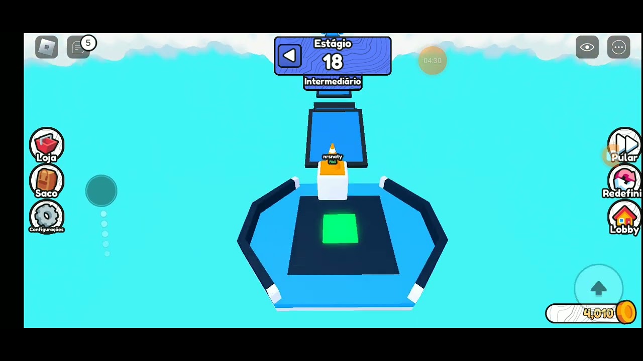 aqui é a nova é mas o cubo pula que você sequer aqui você quer uma que cair(you are a cube ...