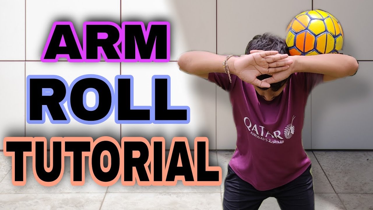 ARM ROLL TUTORIAL || football freestyle - YouTube