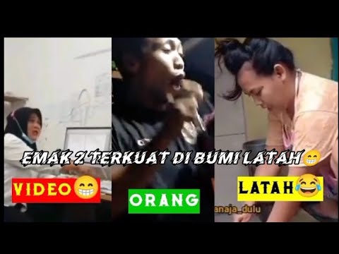 VIDEO LUCU BIKIN KETAWA 😂|| EMAK2 LATAH BIKIN NGAKAK PARAH🤣🤣 - YouTube