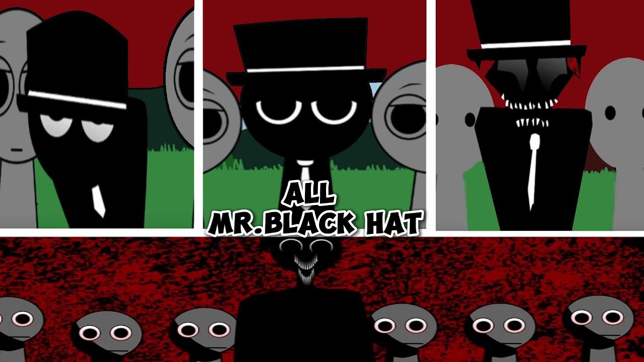 Incredibox: MR.BLACK HAT in Every Sprunki Mod - YouTube