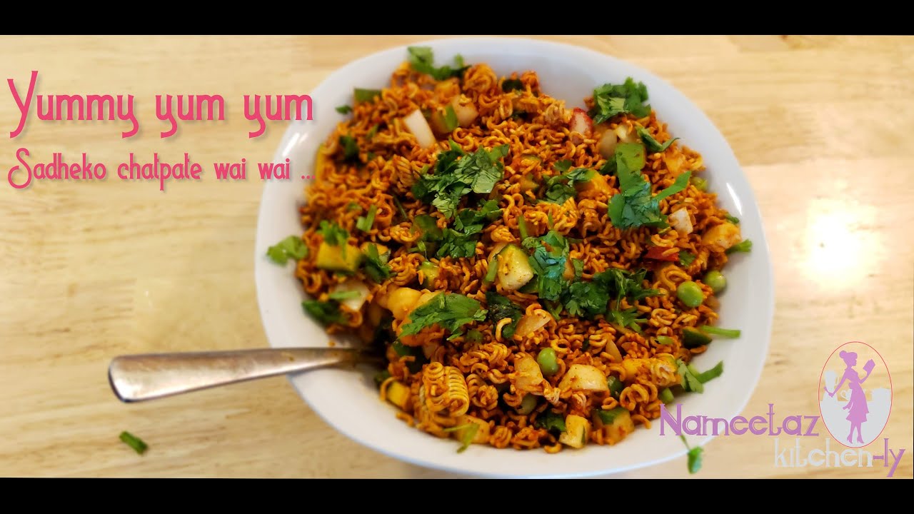 WaiWai Sadheko | How to make sadheko chatpate Wai Wai🇳🇵 - YouTube
