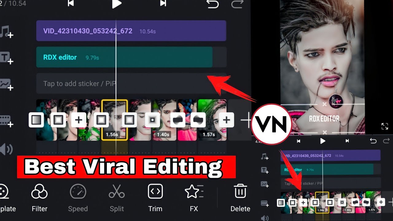 VN Editor Complete Video Editing || VN Video Editing Effect Photo Video Editing || VN App ...