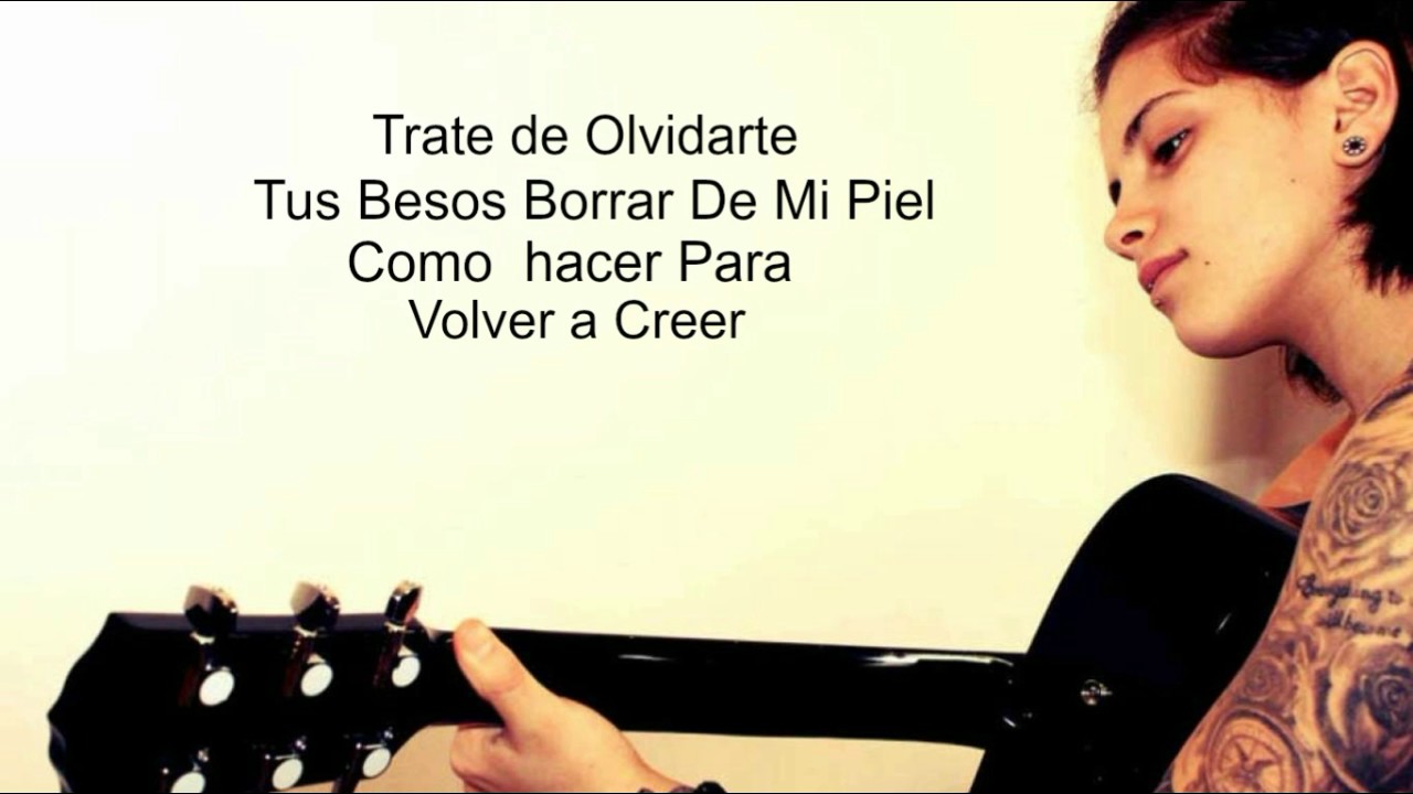 Valen Etchegoyen - Volver a Creer (Letra) - YouTube