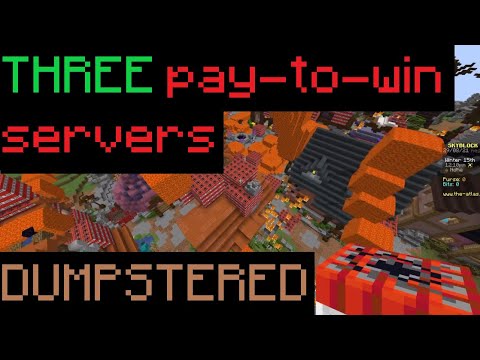 3 pay-to-win servers griefed in 3 minutes - YouTube