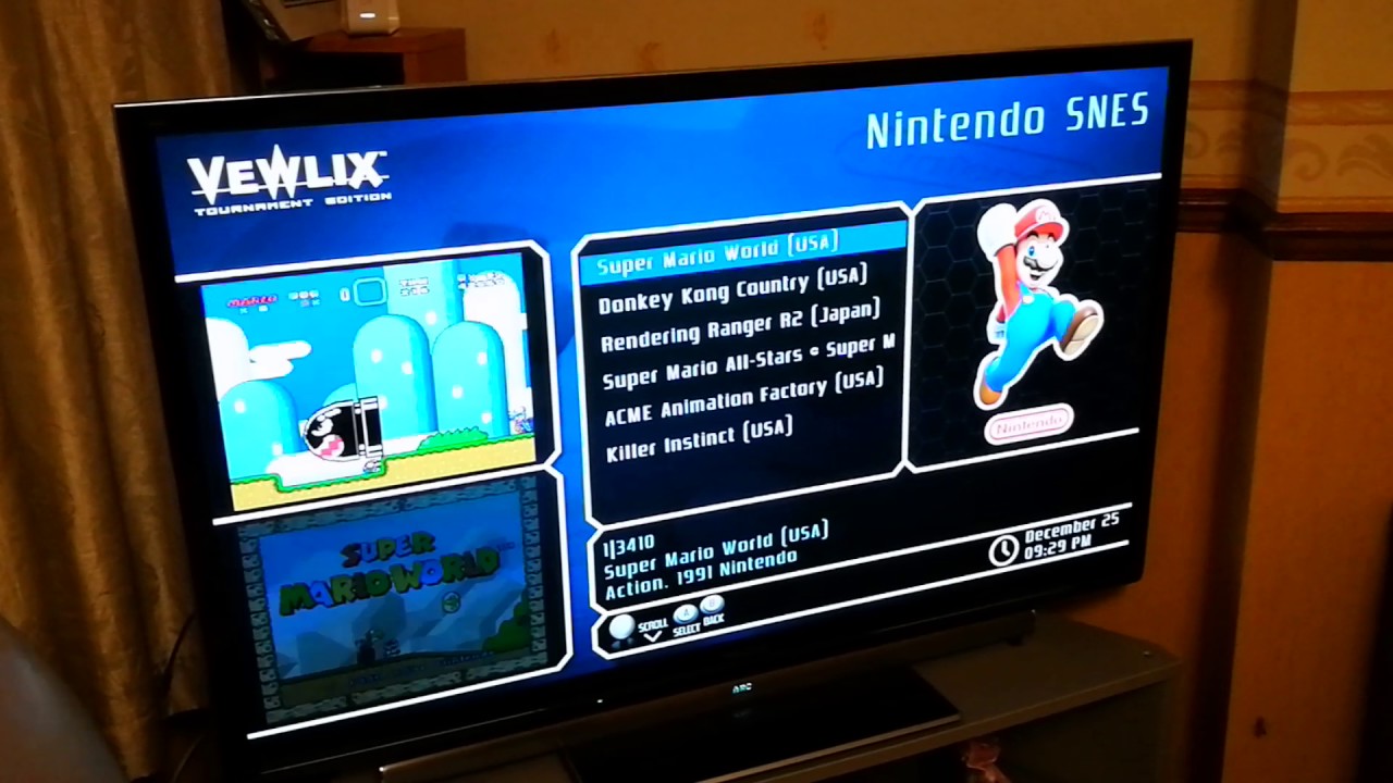 Custom Vewlix arcade cabinet and mirrored TV emulator setup showcasing ...