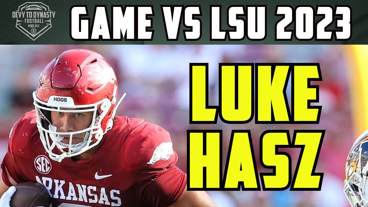 Luke Hasz Highlights vs LSU 2023 | Arkansas Football - YouTube