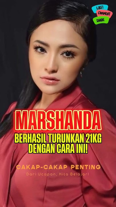 Hebat! Cara Marshanda Turun Berat Badan 21kg! 🧐 #shorts #marshanda #diet #caca #tips # ...