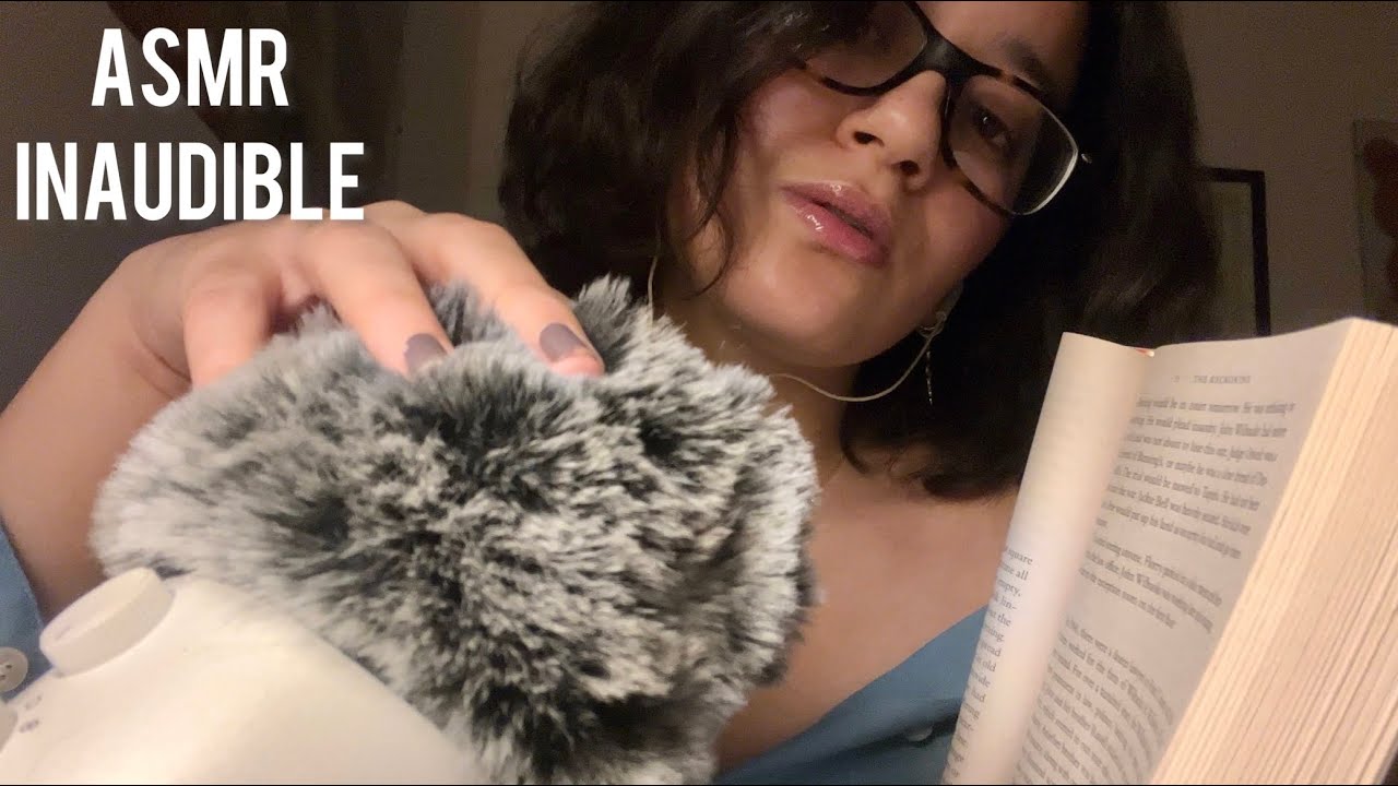 asmr | reading a book in inaudible 🤍 (mouth sounds) - YouTube