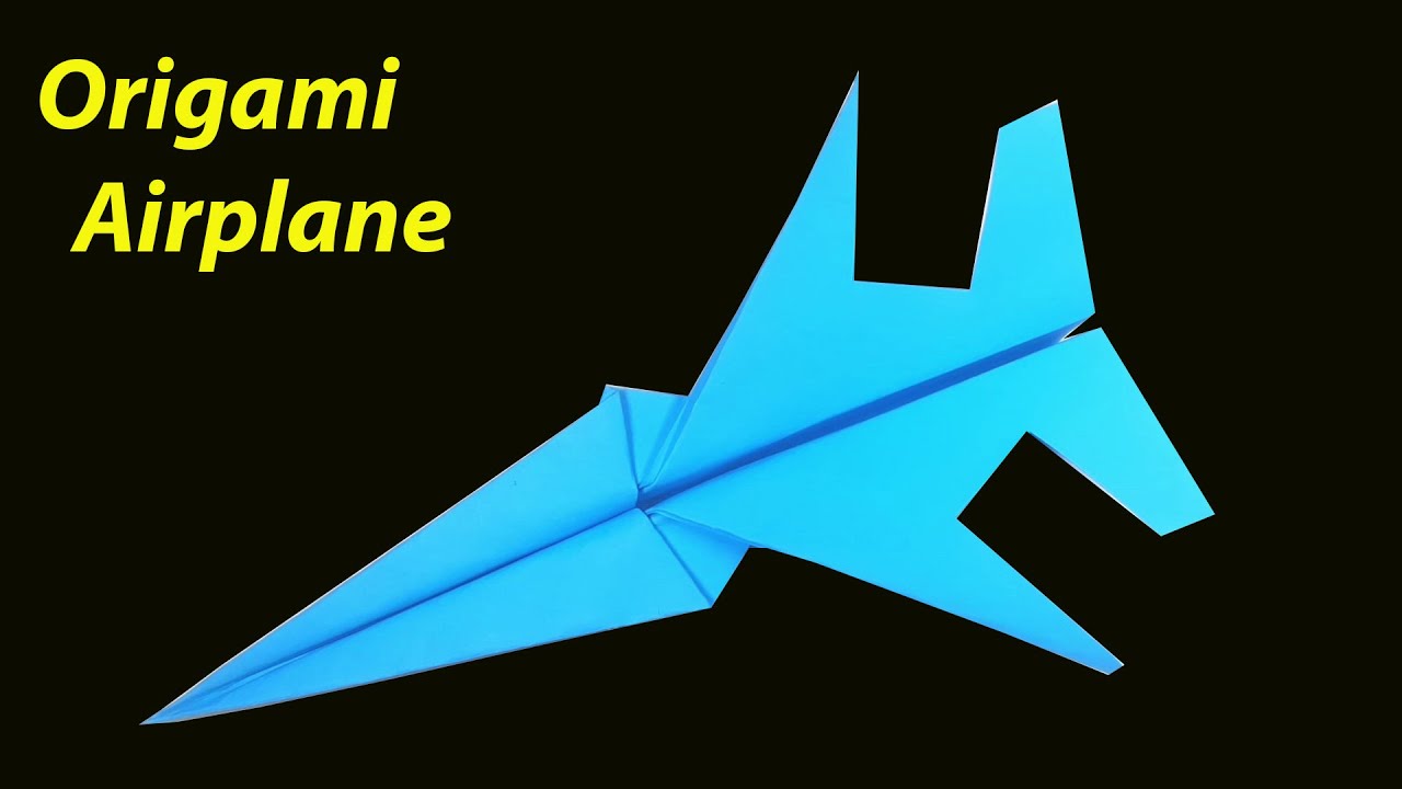 Cách gấp máy bay giấy bay mãi không rơi, máy bay Origami bay xa quá xa ...