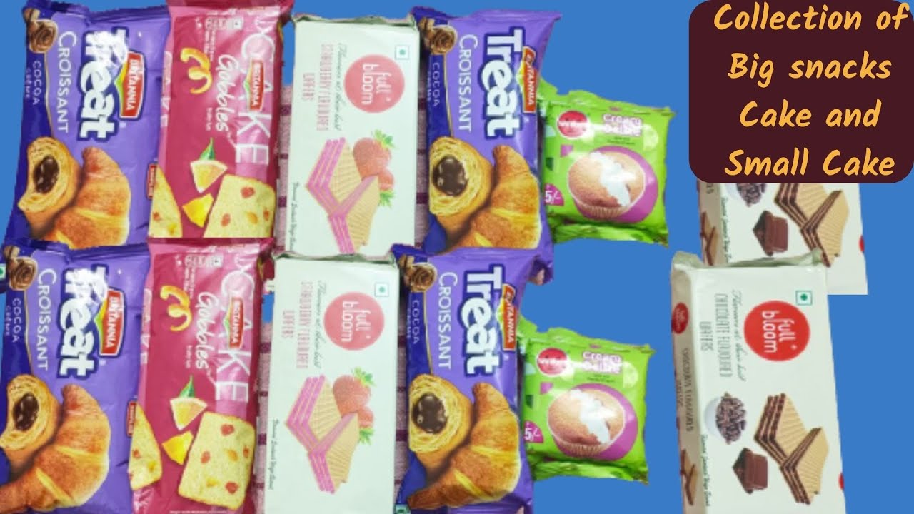Collection of Big snacks Cake and Small Cake - YouTube