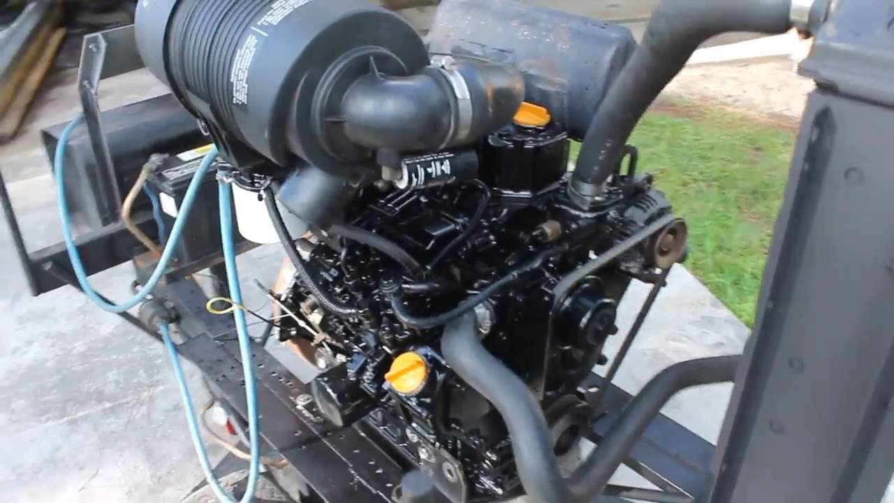 yanmar 3tnv84 diesel engine - YouTube