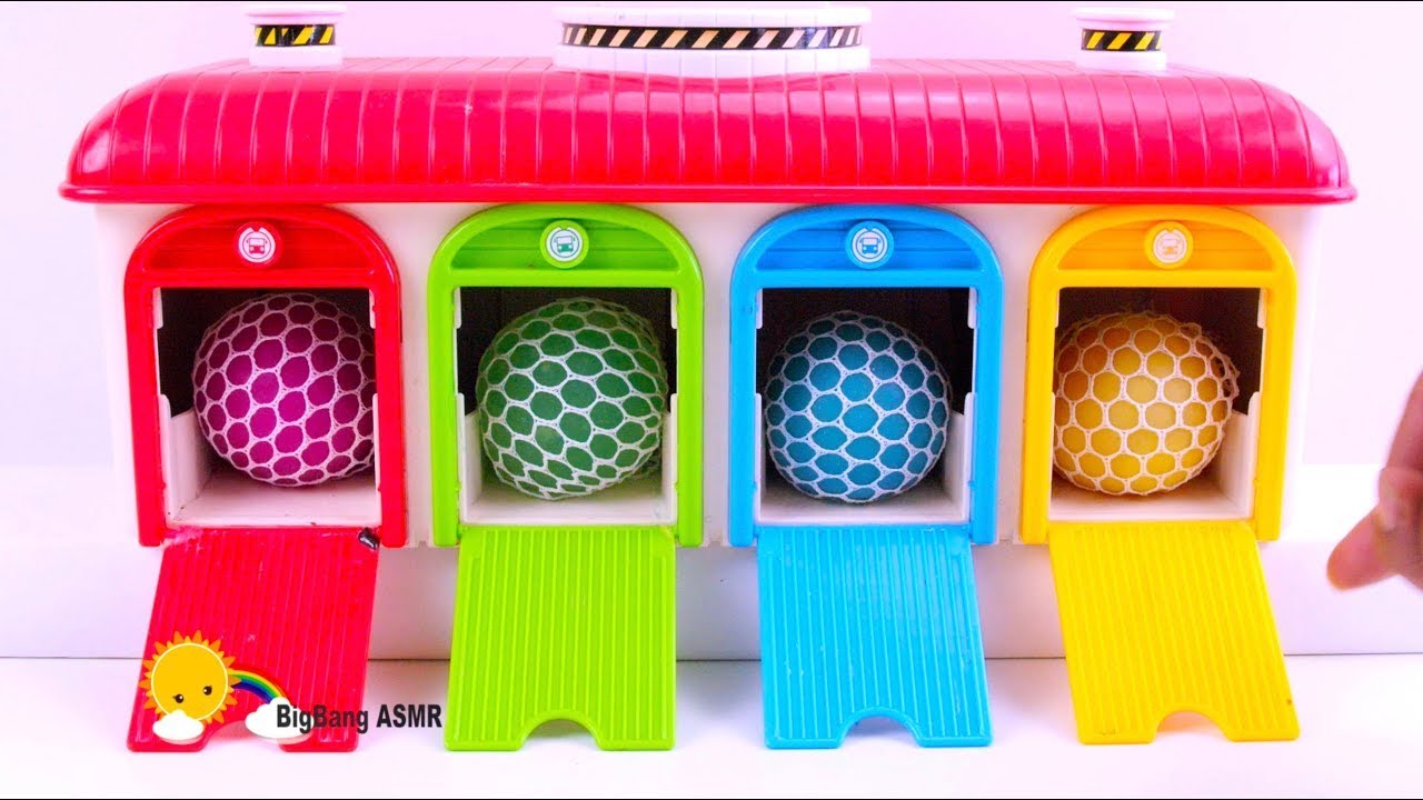 Oddly Squishy Balls Satisfying Video | How to make Rainbow 4 Stress ...