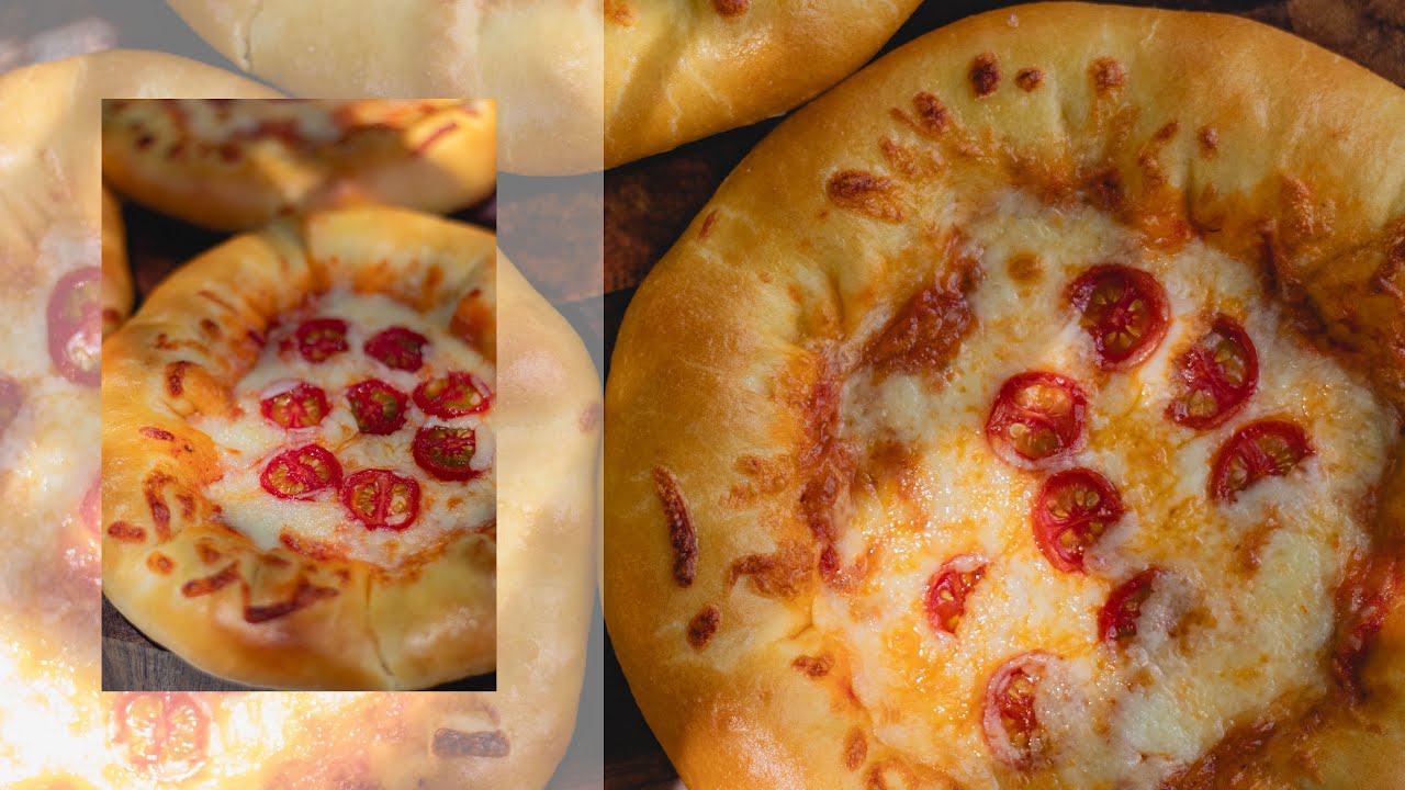 Cheese Stuffed Crust Mini Pizzas | Easy Homemade Pizza Recipe - YouTube
