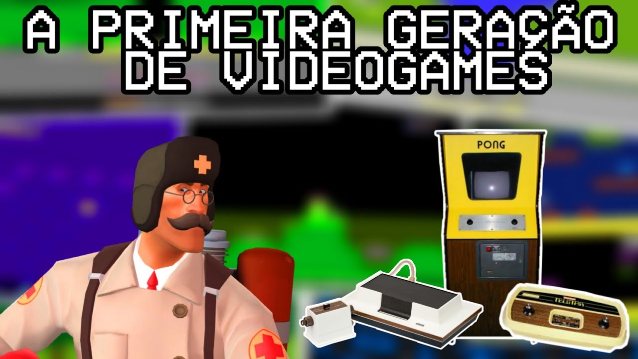 A PRIMEIRA GERAÇÃO DE VIDEOGAMES (Magnavox Odyssey, PONG, Coleco ...