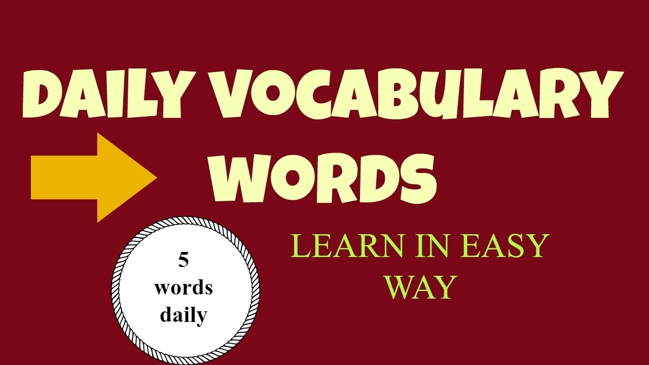 English Vocabulary Words With Meaning Daily Vocabulary Tutorial 4 english-vocabulary-words-with-meaning-daily-vocabulary-tutorial-4