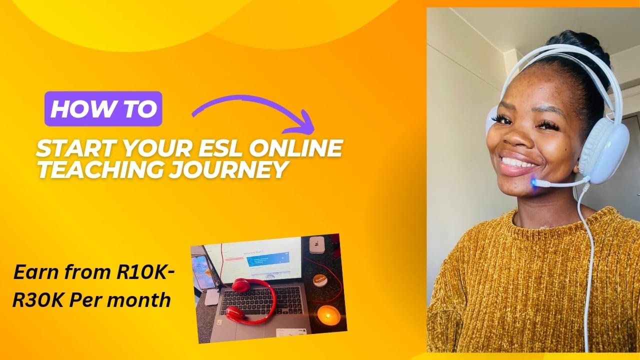 Teach English online and make R10-R30k per month - YouTube