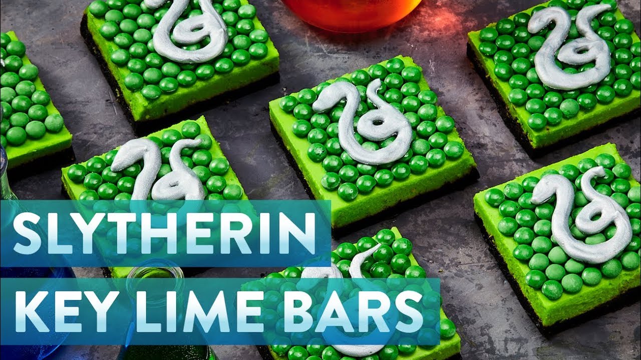 Slytherin Key Lime Bars | Food.com - YouTube