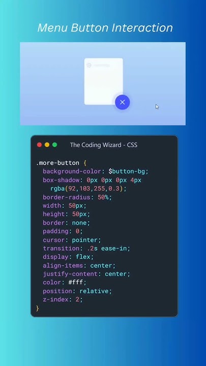 Menu Button Html Coder Csscoding Shorts Youtube