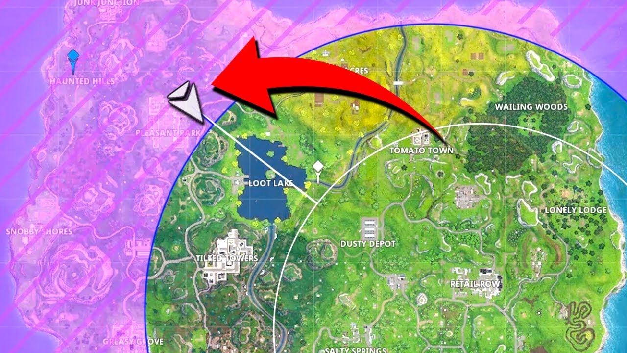 LUCKIEST FORTNITE CIRCLE SAVE - YouTube